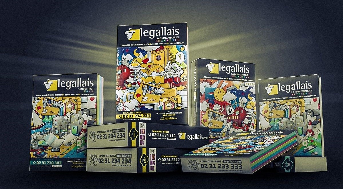 Legallais : le street artiste Piotre à l’œuvre en couverture du catalogue 2024